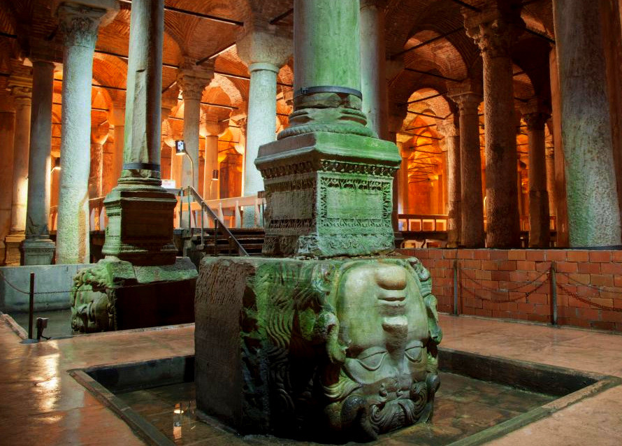 Basilica Cistern Map