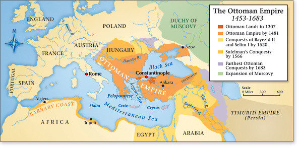 Map Of Ottoman Empire With Facts Istanbul Tour Guide
